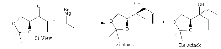 Chelation control and Felkin