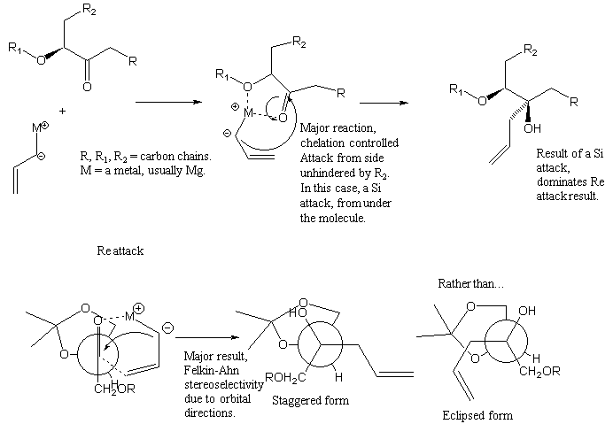 Chelation control and Felkin