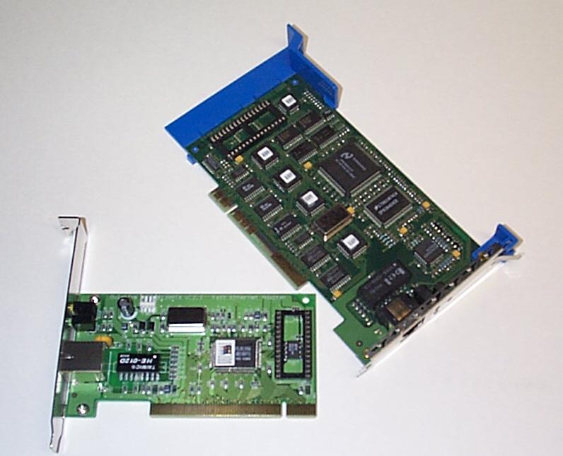 Built-in, PCMCIA PCI Card and ISA