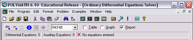 Polymath ODE Tutorial · Chapter 1 · 7e · Elements of Chemical Reaction ...