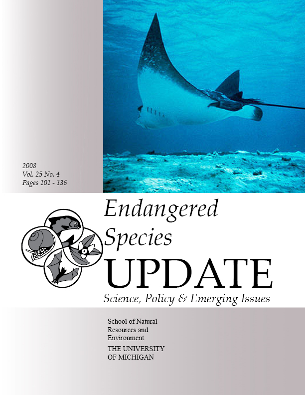 The Endangered Species UPDATE