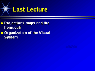 Last Lecture