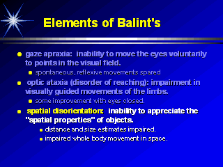 Elements of Balint's